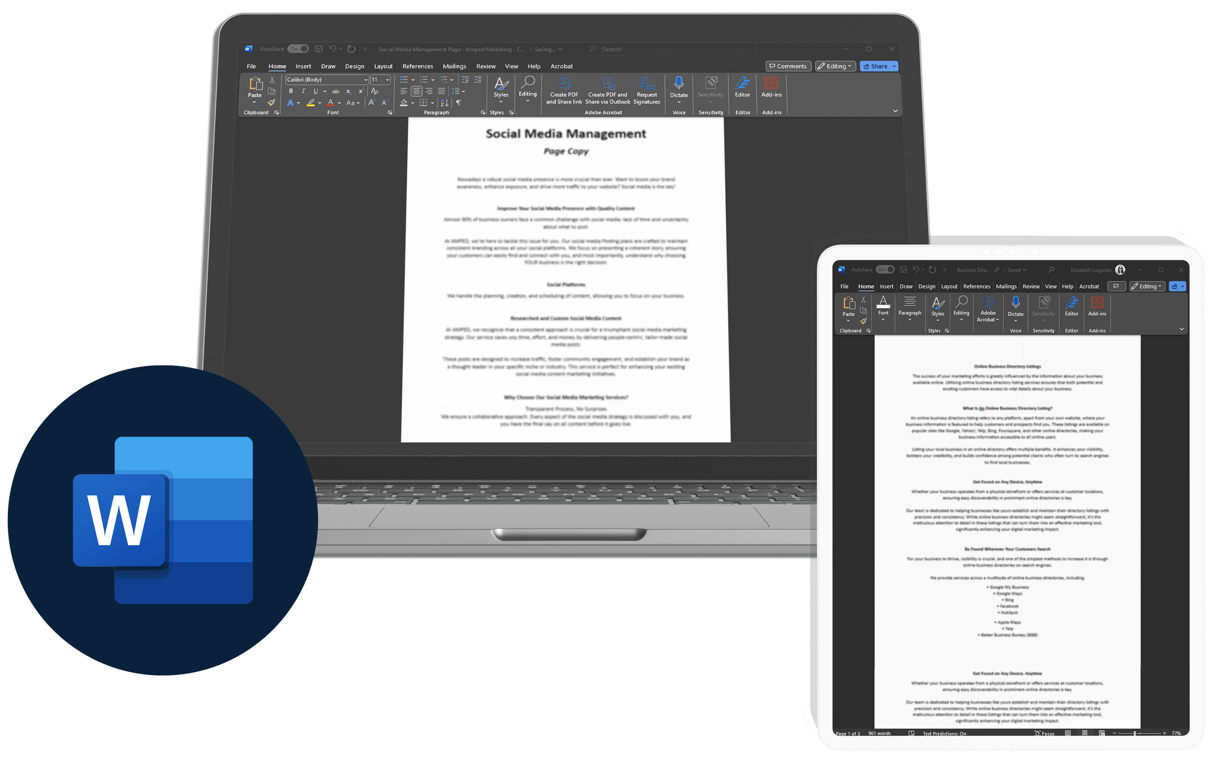 Content & Copywriting Services Miami, FL | Amped Marketing